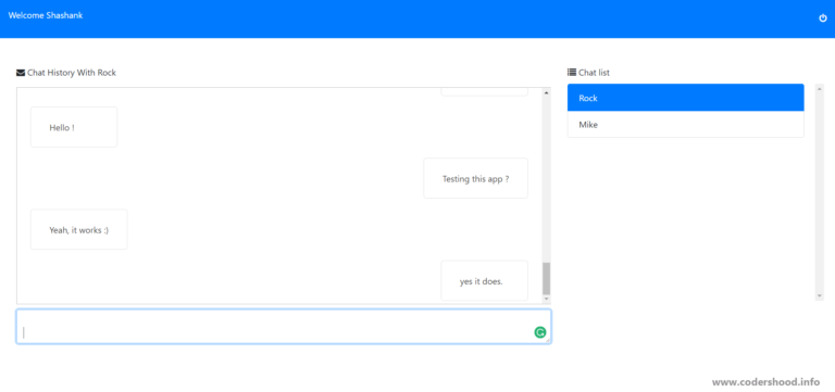 Real Time Chatting App Using Nodejs Mysql Angularjs And